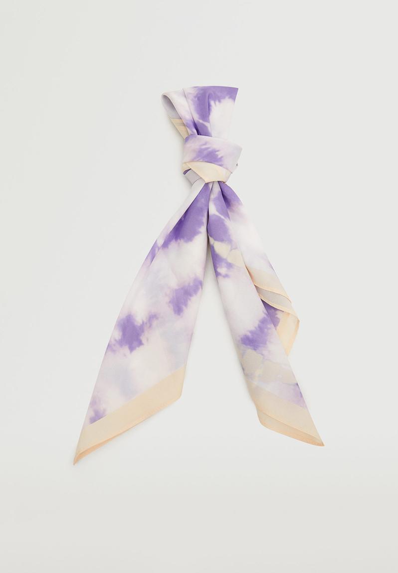 Tie-dye scarf - ecru MANGO Scarves | Superbalist.com