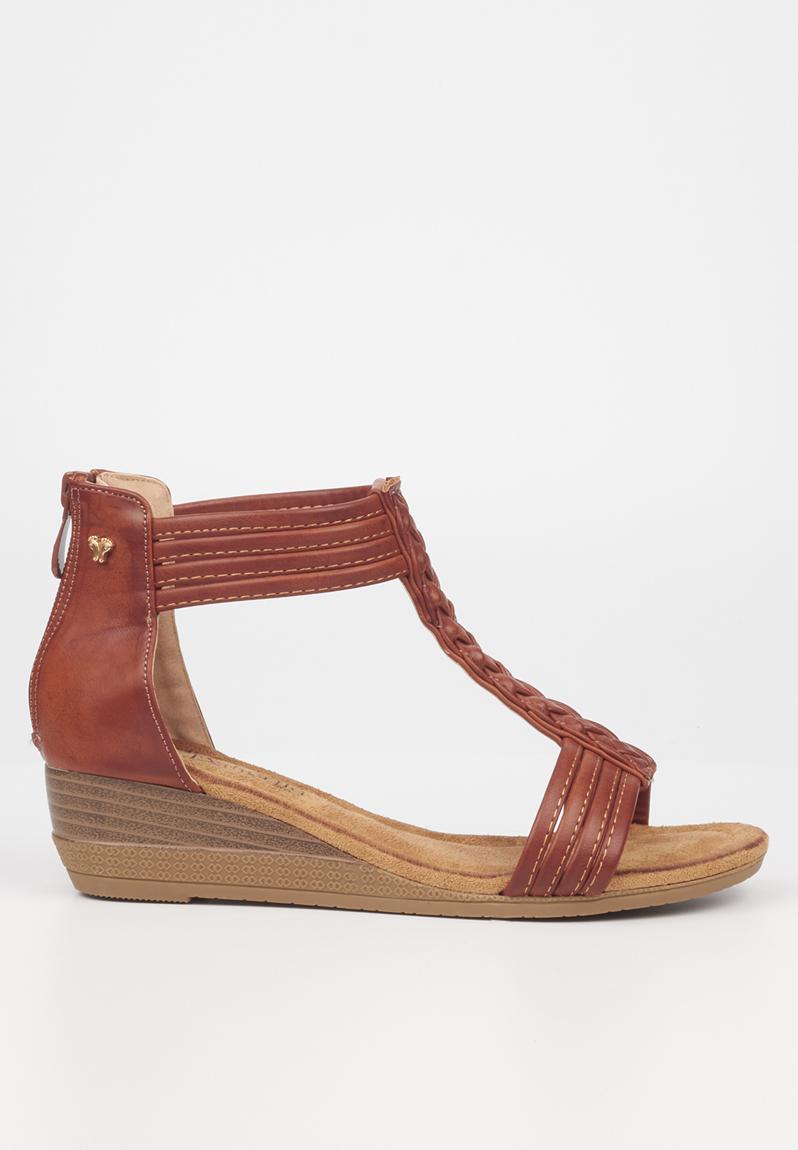Linah 2 wedge heel - tan Butterfly Feet Heels | Superbalist.com