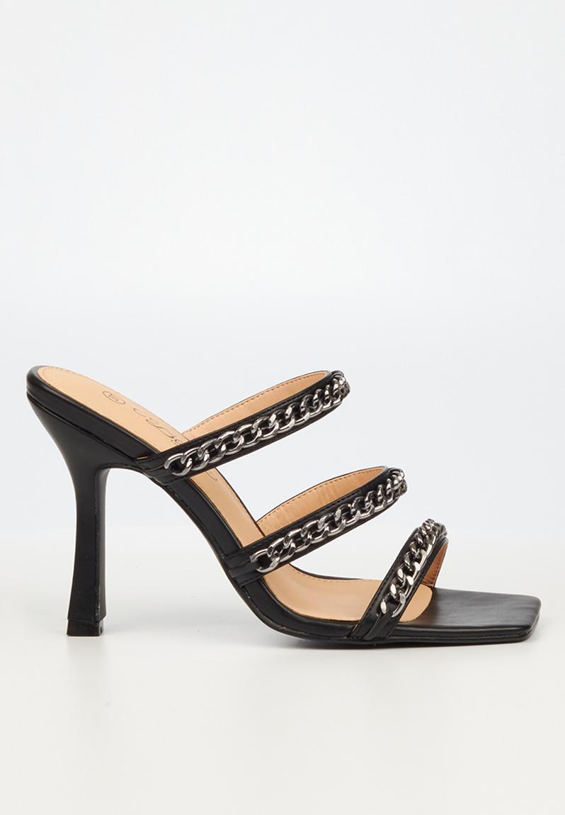 Cider1 stiletto mule heel - black Miss Black Heels | Superbalist.com