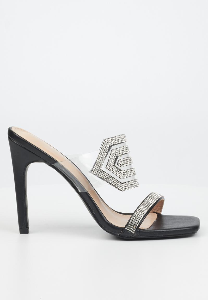 Velvet1 stiletto mule heel - black Miss Black Heels | Superbalist.com