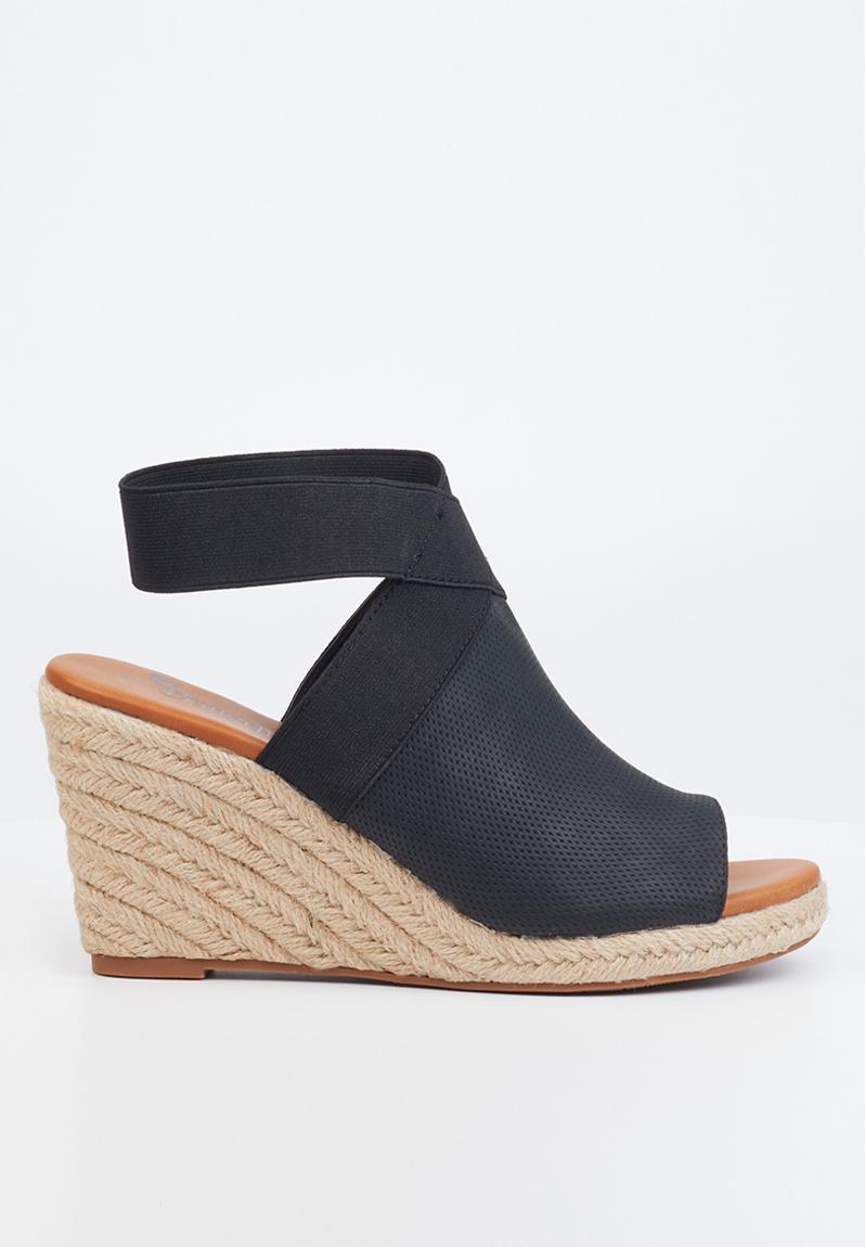 Drayco 1 espadrille wedge heel - black Butterfly Feet Heels ...