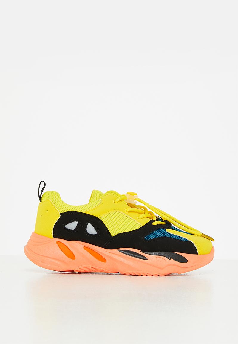 Boys colourblock sneaker - yellow Rebel Republic Shoes | Superbalist.com