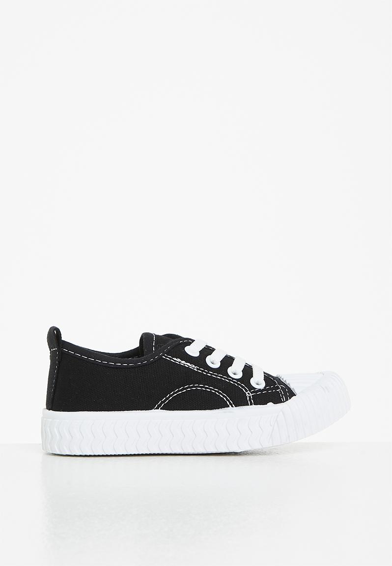 Canvas sneaker - black1 POP CANDY Shoes | Superbalist.com