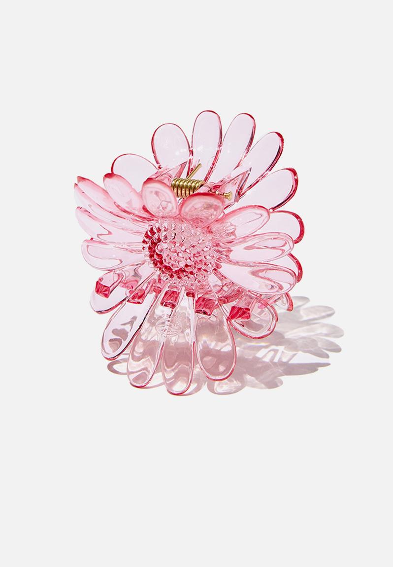 Stella sunflower hair claw - raspberry pink Rubi Fashion Accessories ...