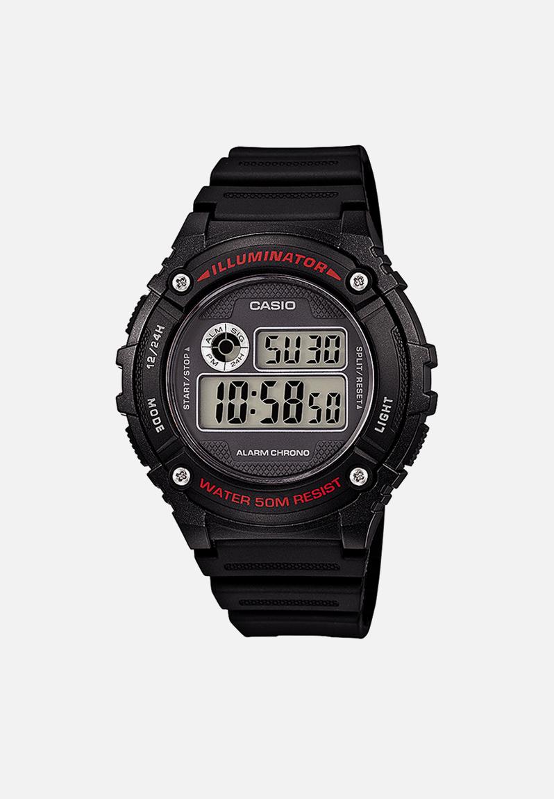 Digital blk red bezel - all