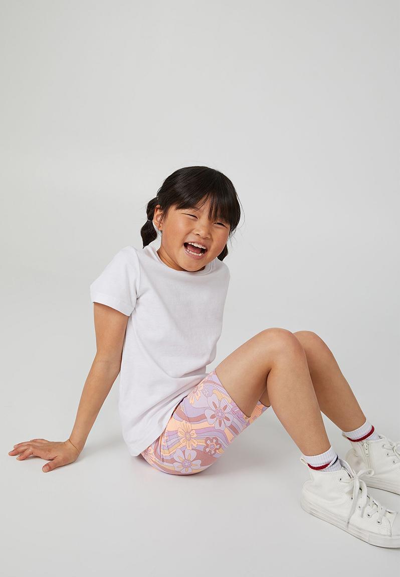 Hailey bike short - musk rose/lilac hendricks floral Cotton On Shorts ...