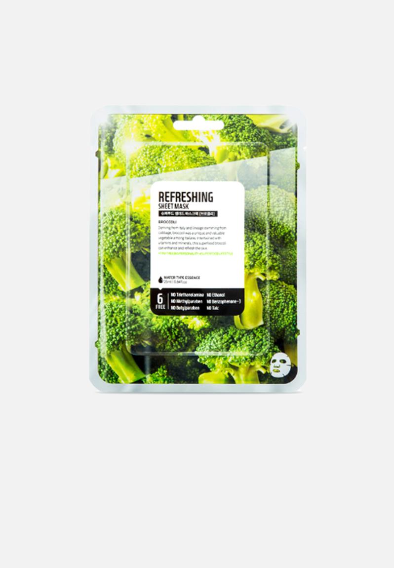 Super Food Salad For Skin Facial Sheet Mask - Broccoli FARMSKIN ...