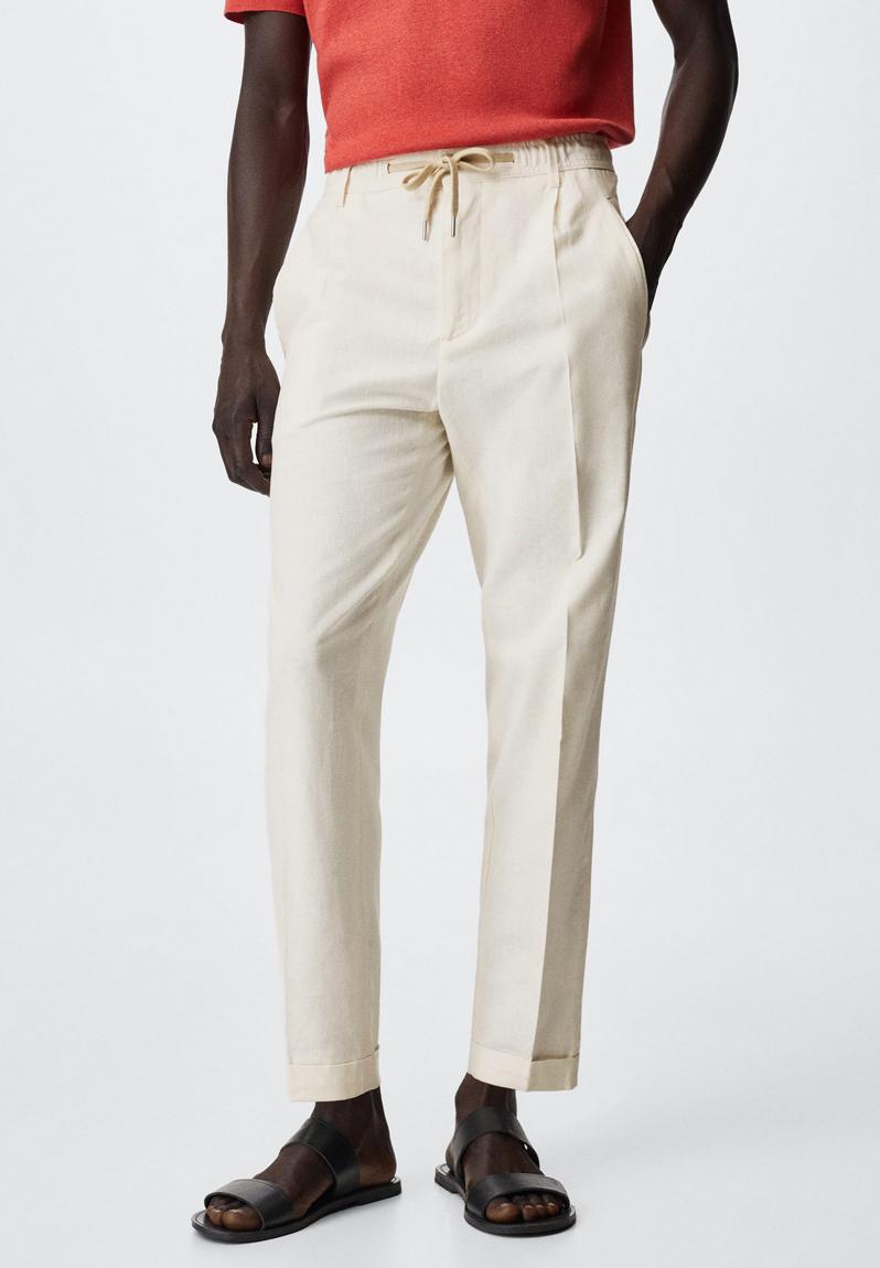 Trousers flak - cream2 MANGO Formal Pants | Superbalist.com