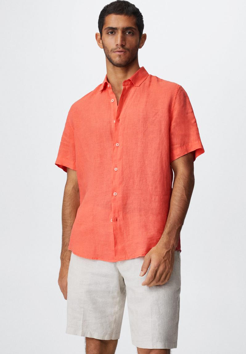 Luz short sleeve shirt - orange