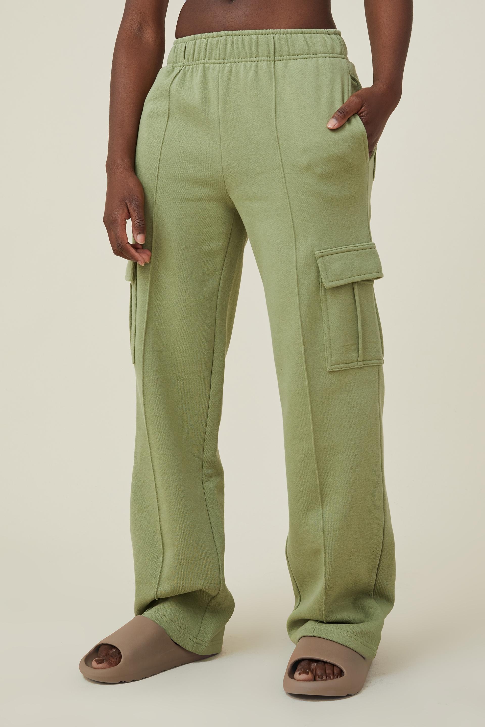 Utility sweatpant - safari green