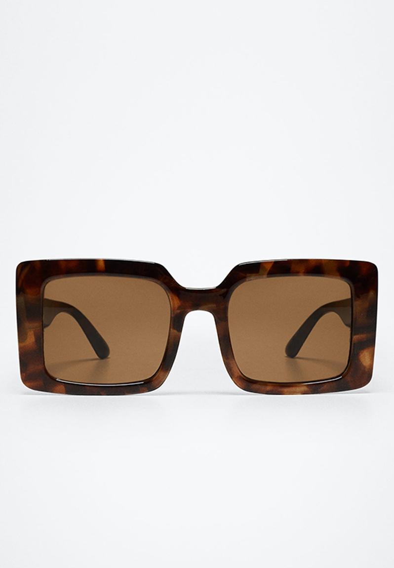 Clear frame sunglasses-chocolate MANGO Eyewear | Superbalist.com