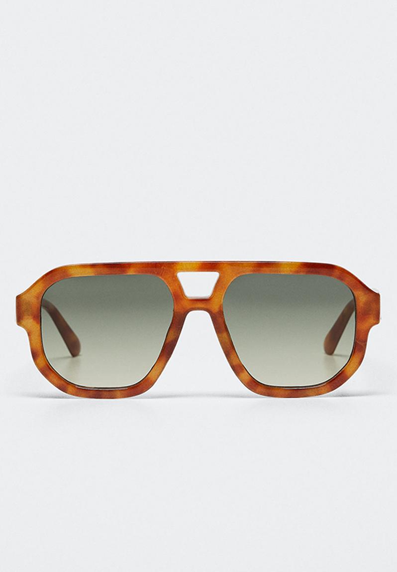 Acetate frame sunglasses-chocolate MANGO Eyewear | Superbalist.com
