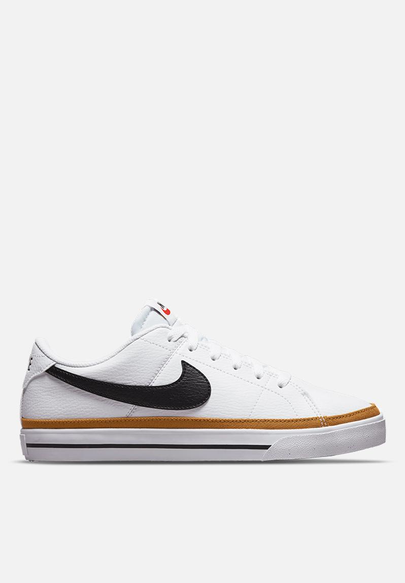 Nike court legacy next nature - dh3161-100 - white/black-desert ochre ...