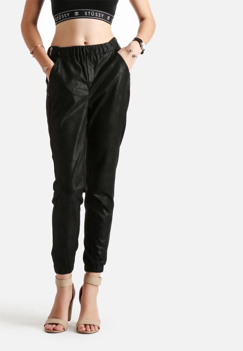Karma PU Pants - Black