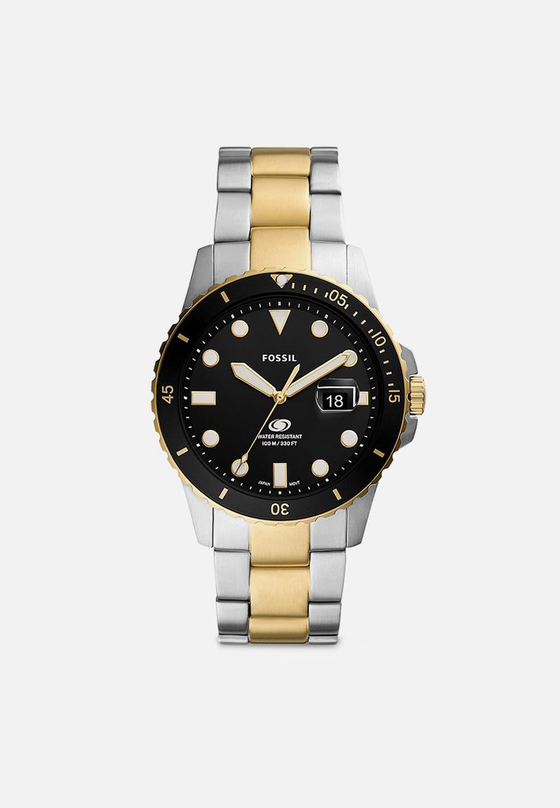 Fossil blue - silver