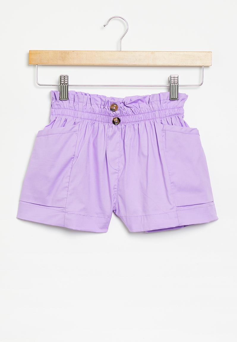 Cotton poplin short - purple rose Superbalist Shorts | Superbalist.com
