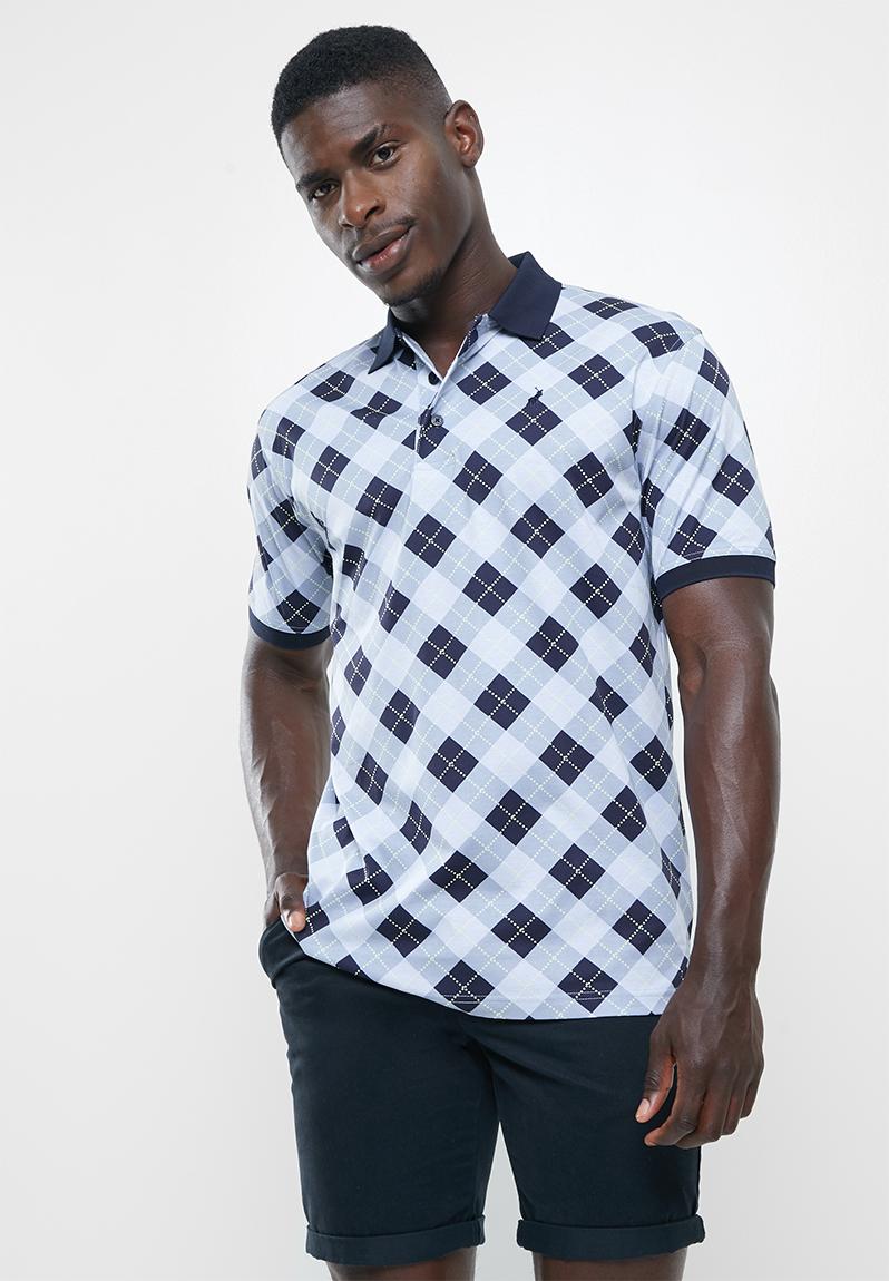 Men argyle merc golfer - blue