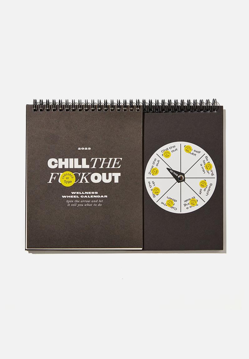 2023 spin my wheel calendar - black & white!!