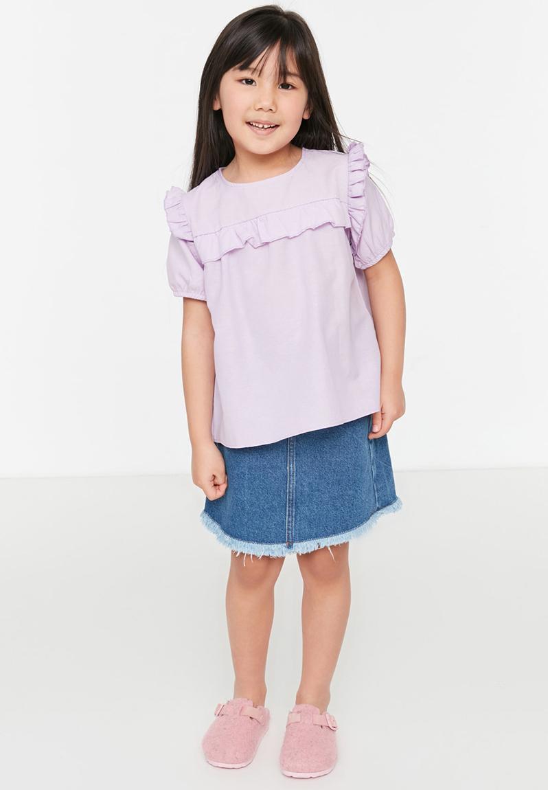 Girls blouse - lilac
