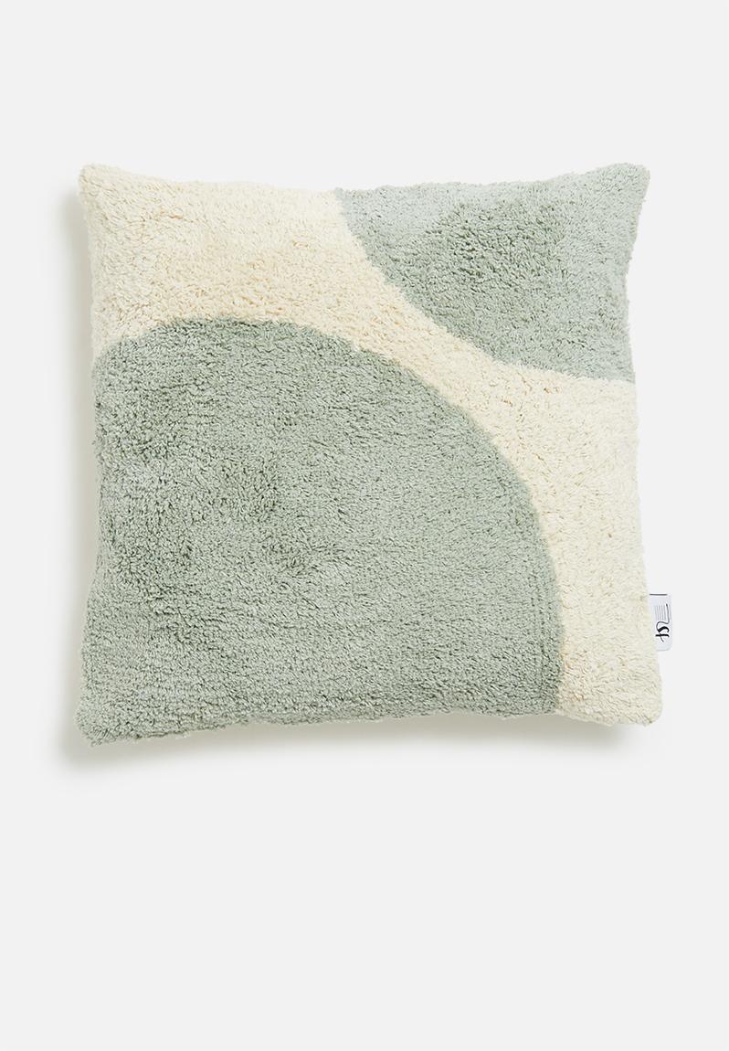 Punch cushion- grey sage