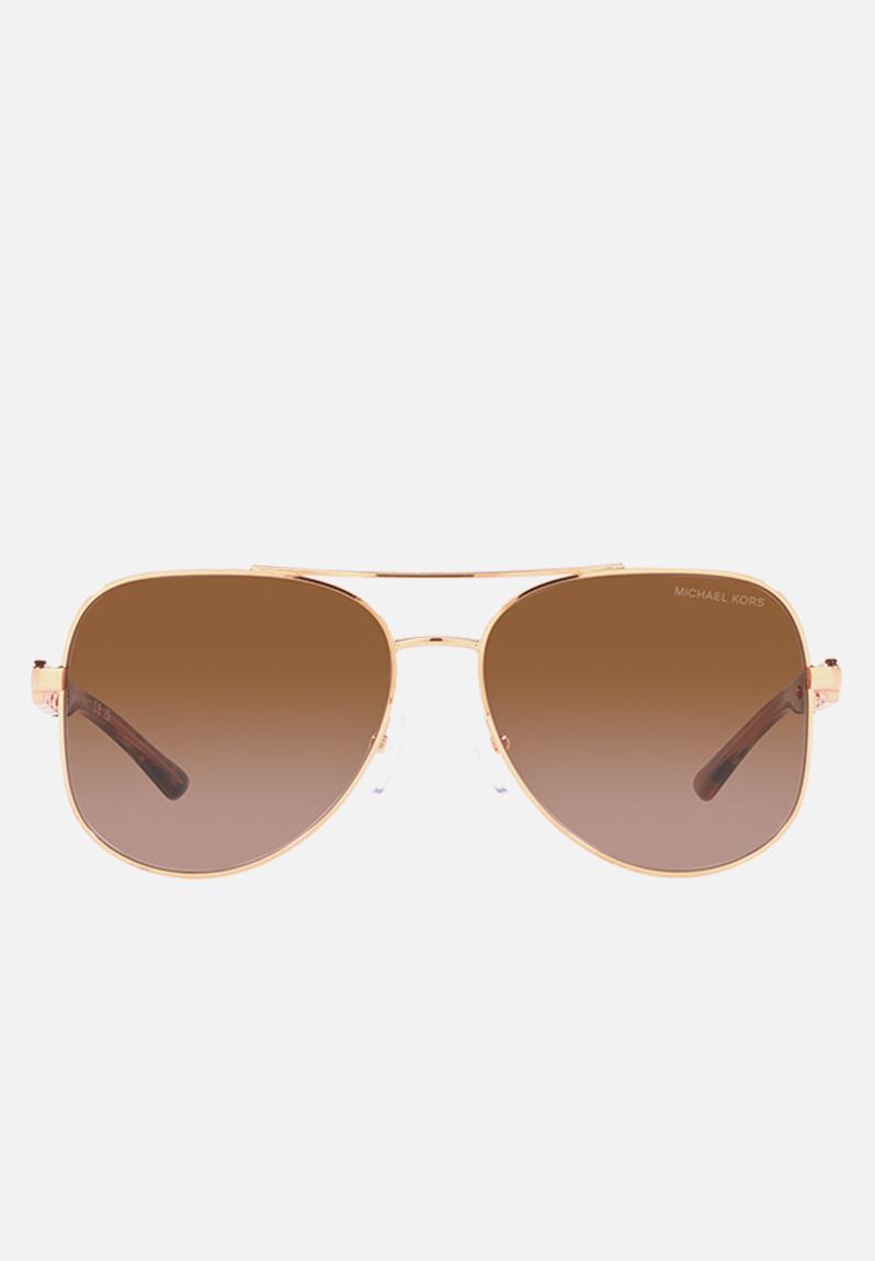 Michael Kors Modern Glamour 0mk1121 58 Sunglasses Rose Gold Michael Kors Eyewear Eyewear