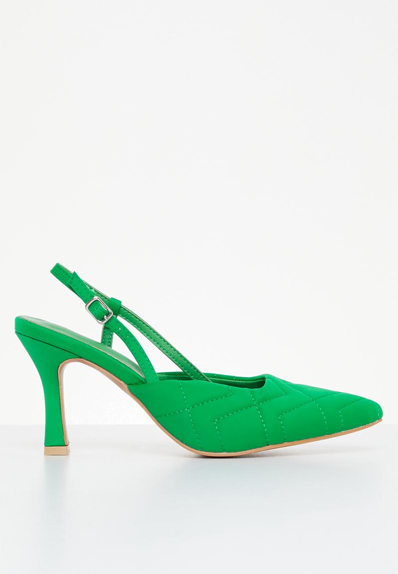 Marisol slingback heel - green