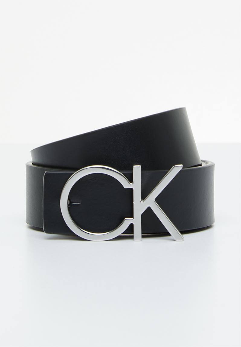Re-lock ck rev belt - black & white