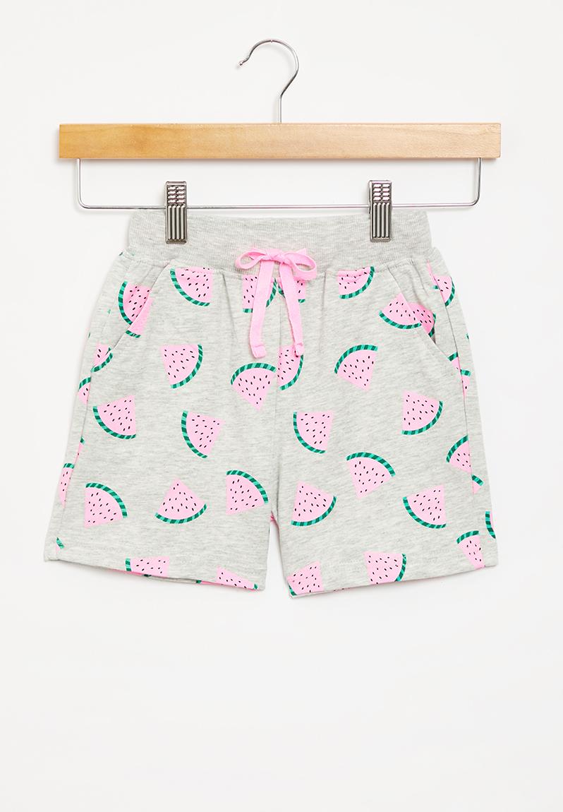 Watermelon shorts - grey