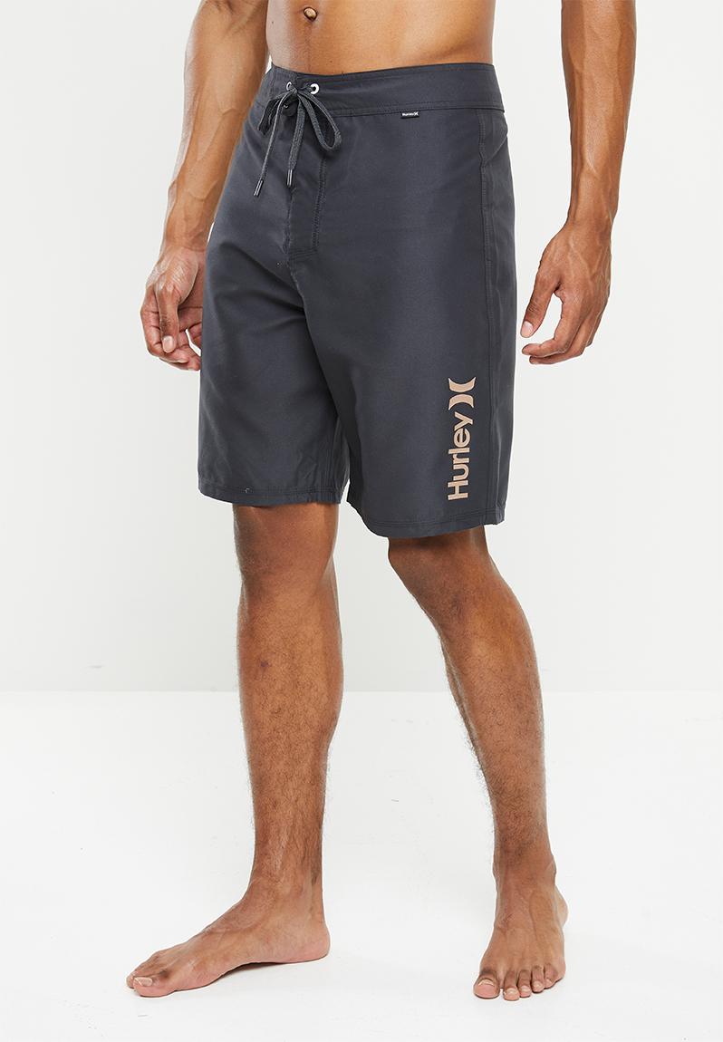 Solid 20" boardshort - raven