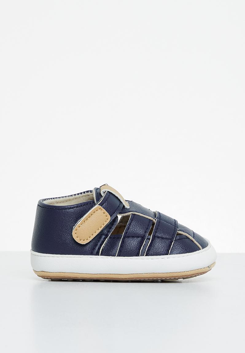 Baby cage shoe - navy
