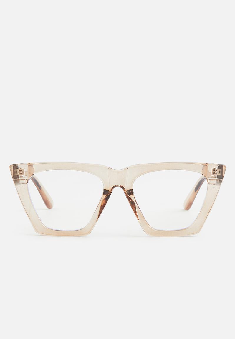 Ruby blue light glasses - brown
