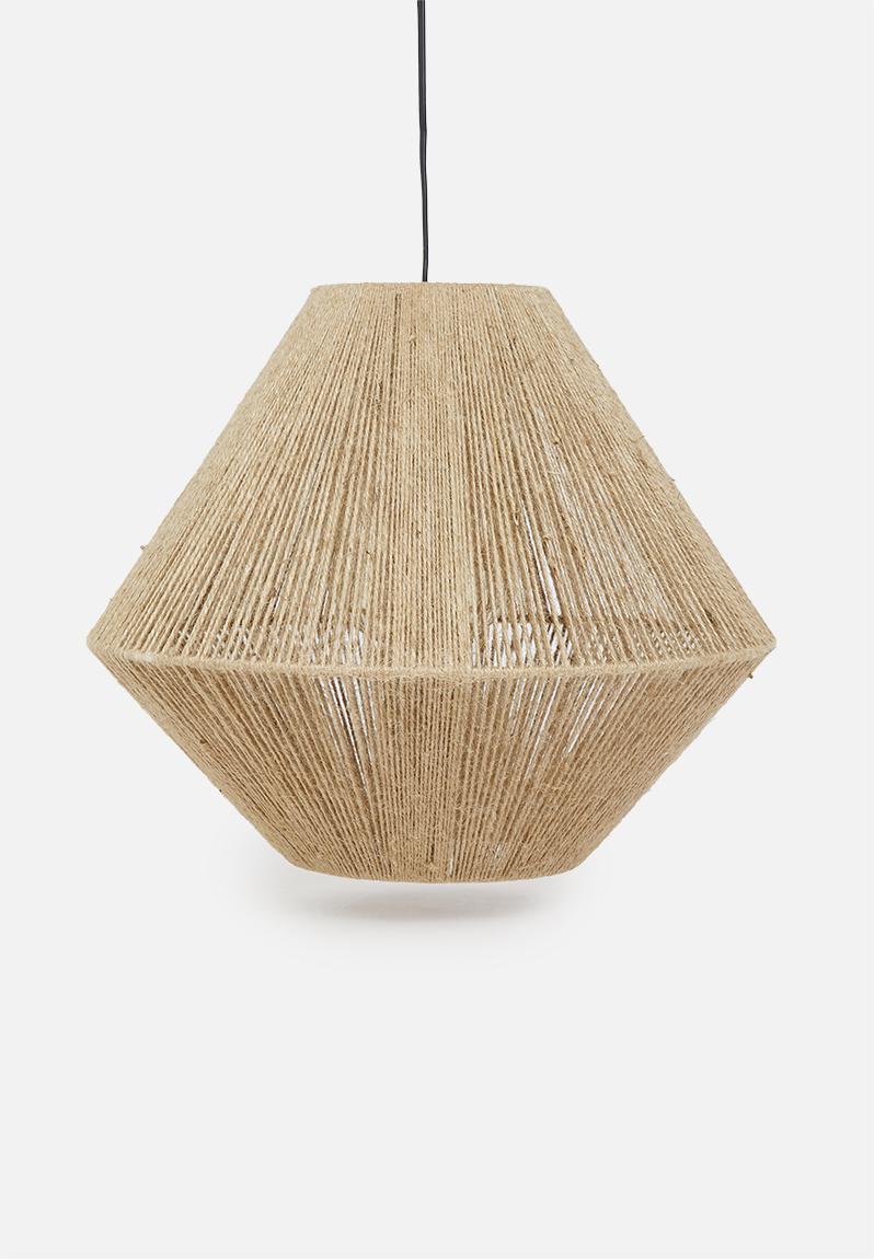 Holly jute pendant - natural