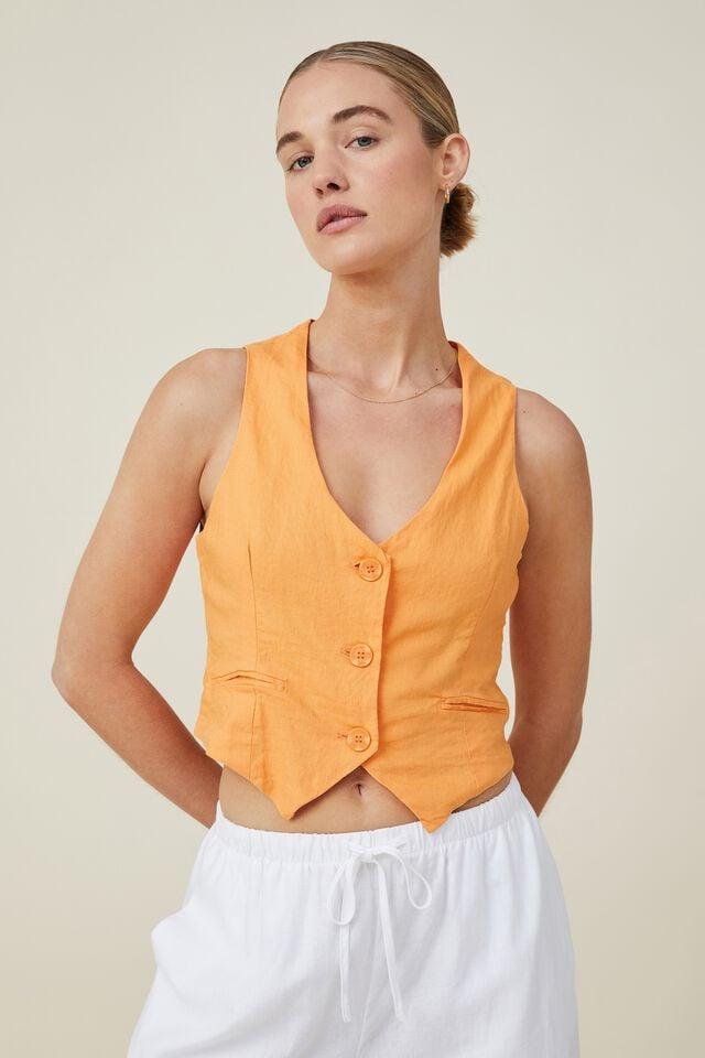Haven vest - soft orange