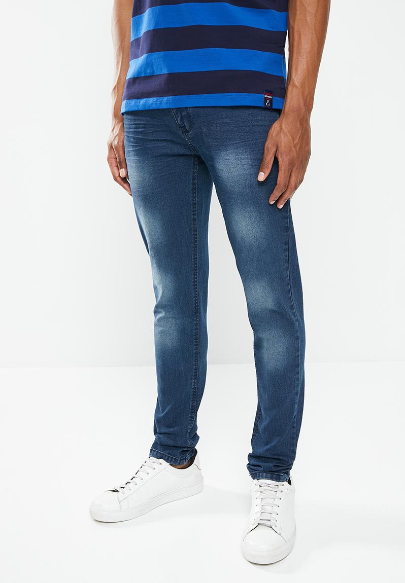 M cygnet mens skinny denim - dark indigo