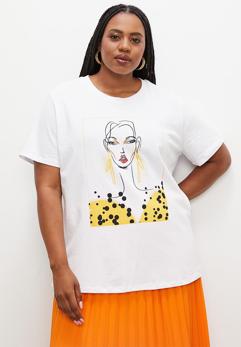 Basic crew graphic tee - white04 Superbalist Tops | Superbalist.com