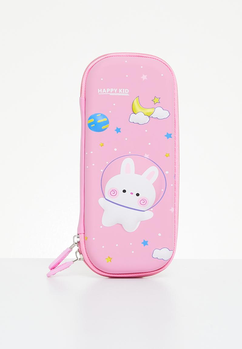 Happy kid pencil case - pink