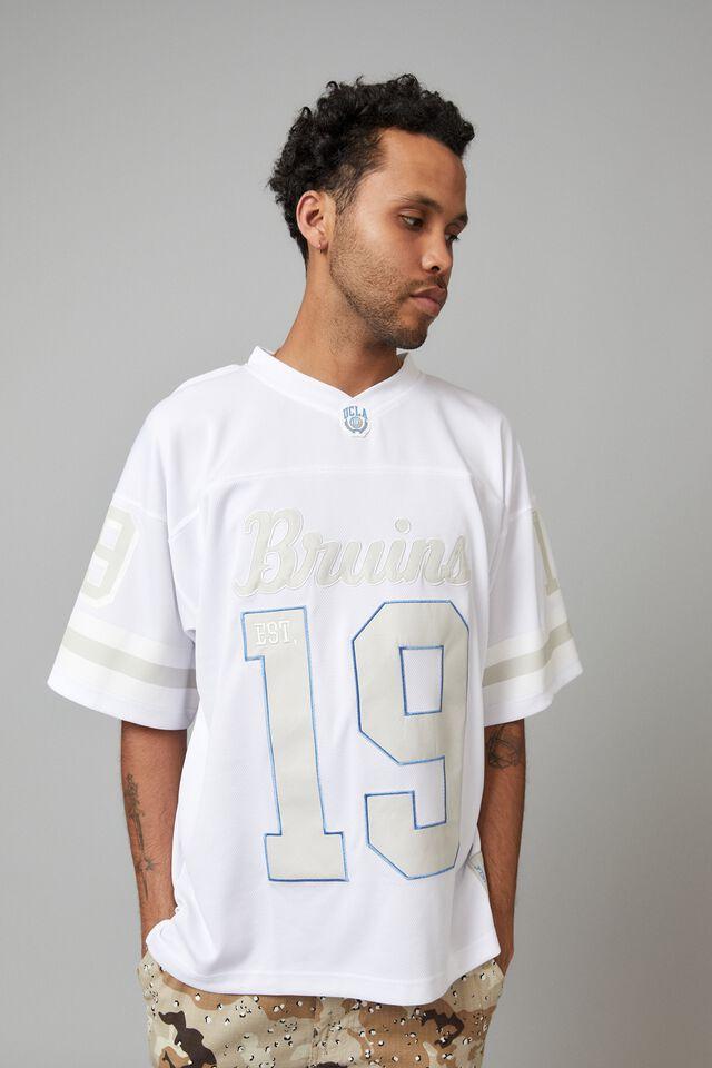 Ucla v-neck mesh top - lcn ucla & white tonal Factorie T-Shirts & Vests ...