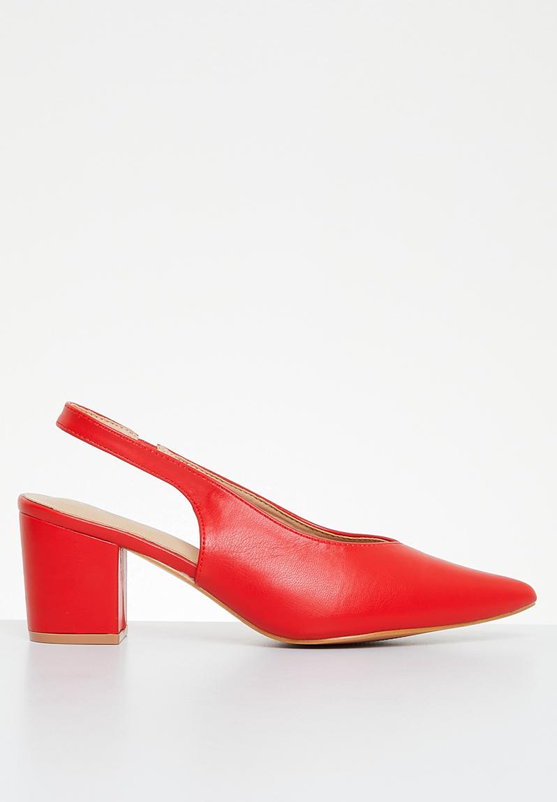 Haneea slingback court - red