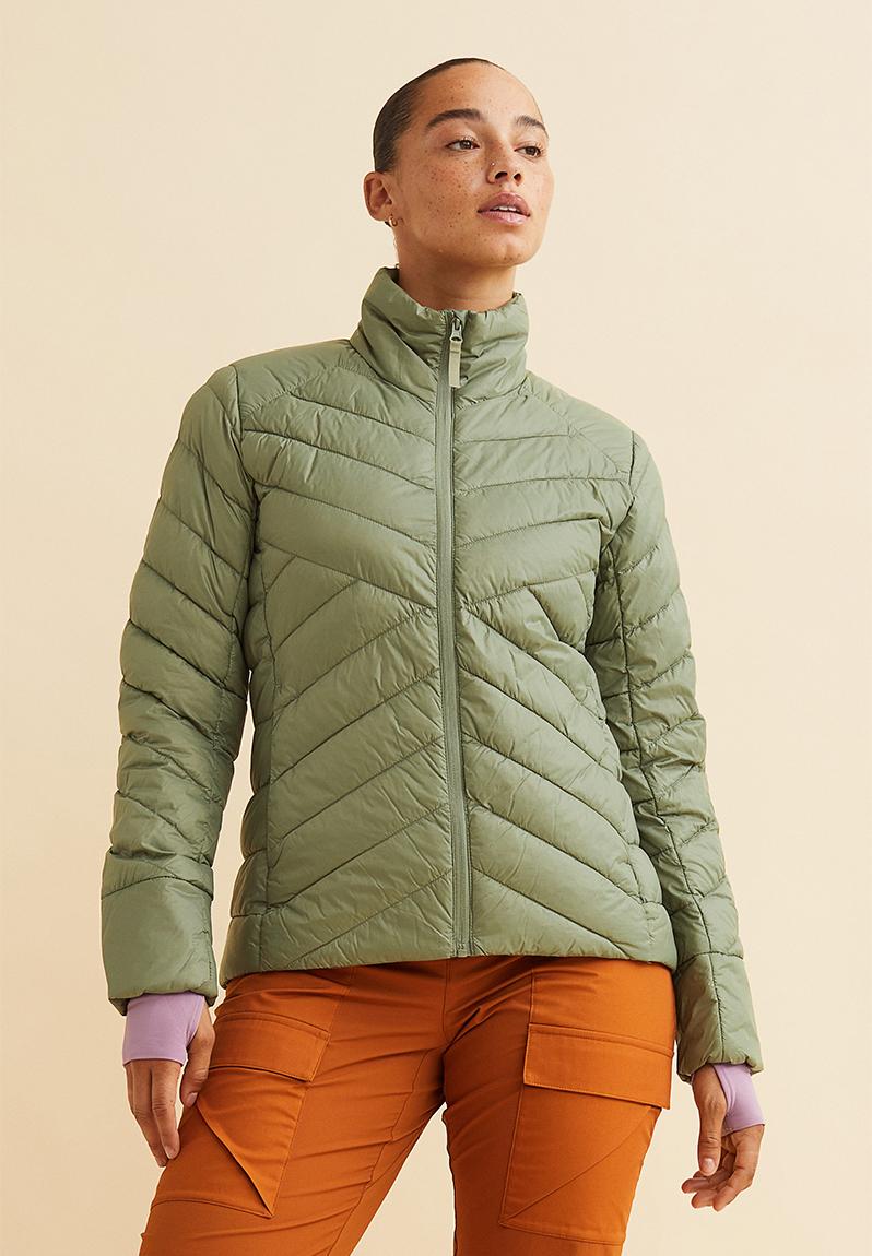 Lightweight insulated jacket - khaki green - 1067047001 H&M Hoodies ...