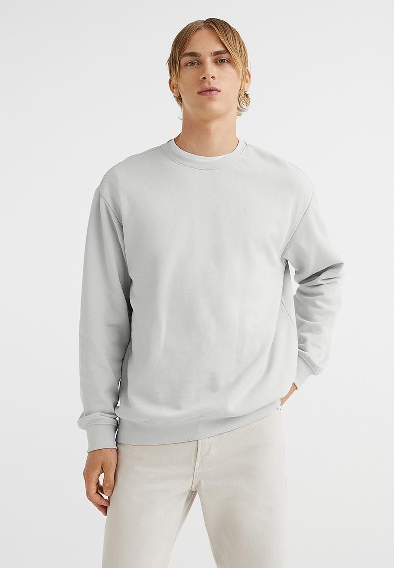 Relaxed fit sweatshirt - light greige - 0970818040 H&M Hoodies & Sweats ...