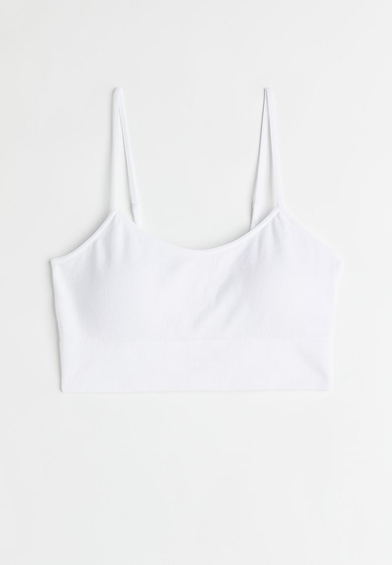 Seamless bralette - white - 1046097004 H&M Bras | Superbalist.com