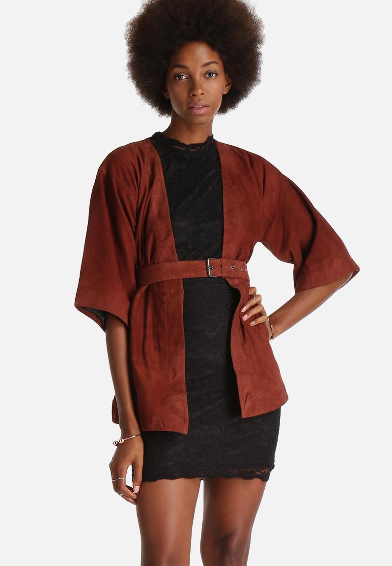 Lovely Suede Jacket - Arabian Spice