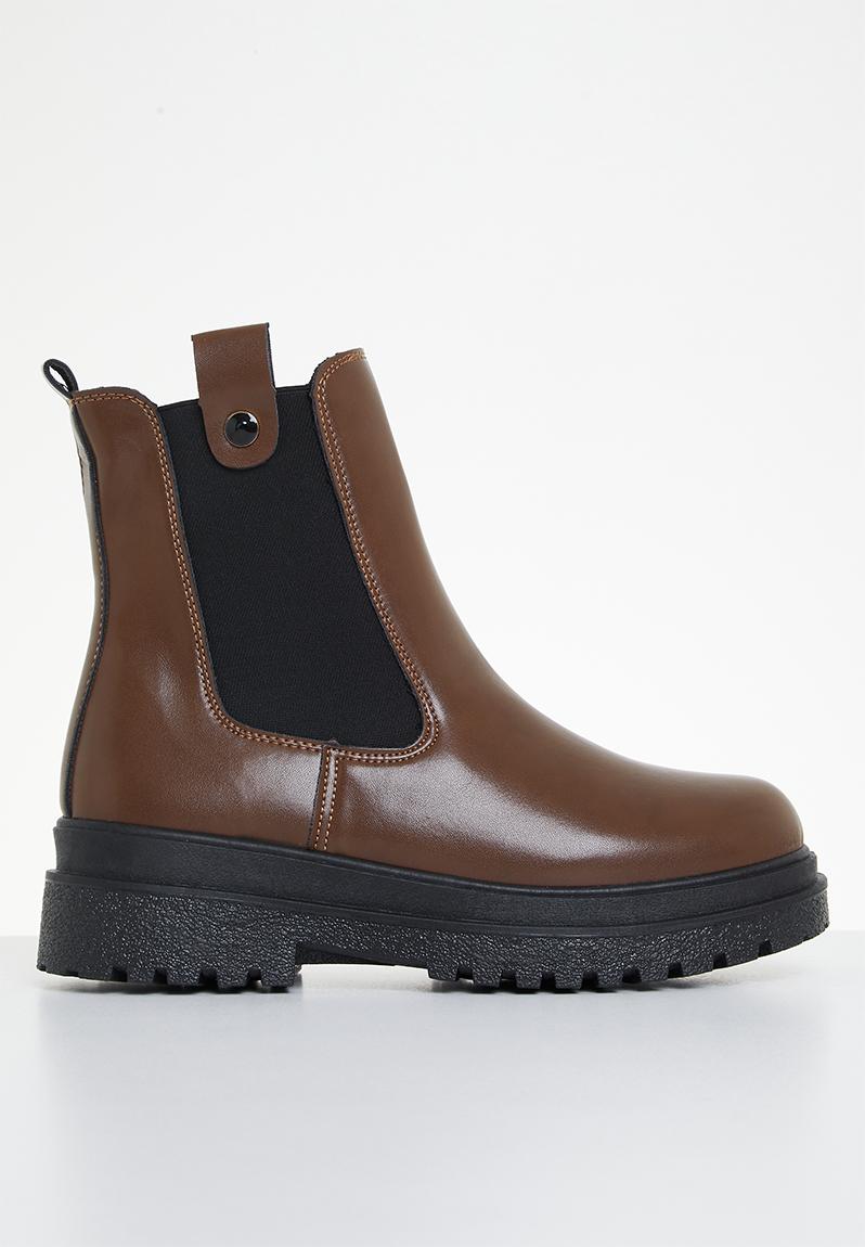 Veronica chelsea boot - brown