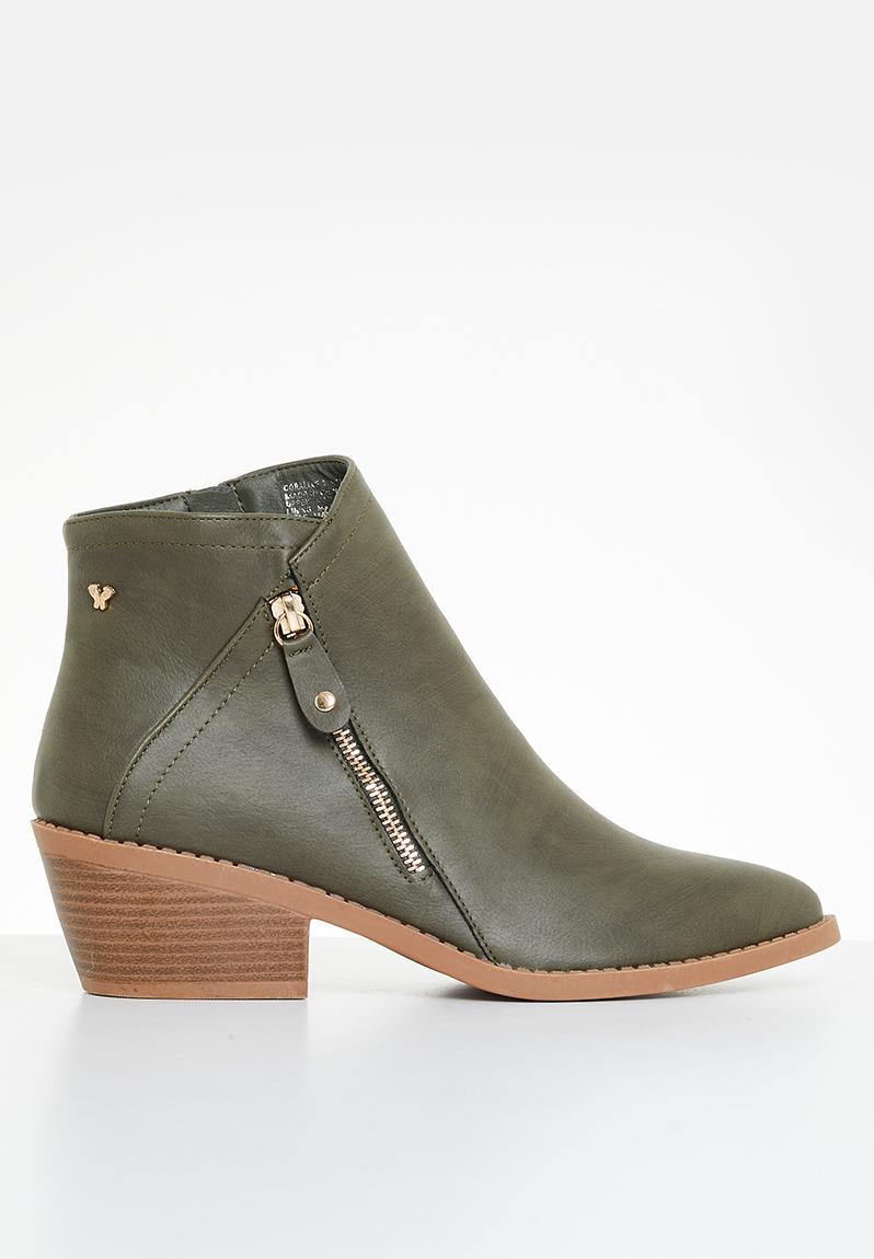 Coraline 3 ankle boot - olive