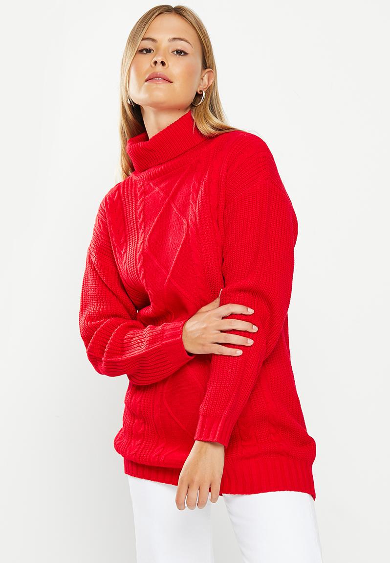 Longline cable jumper - red