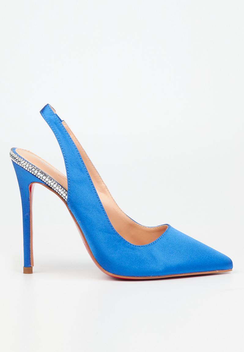 Lou 31 court heel - blue