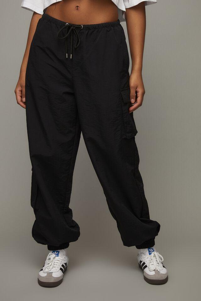 Relaxed lightweight track pant - black Factorie Trousers | Superbalist.com