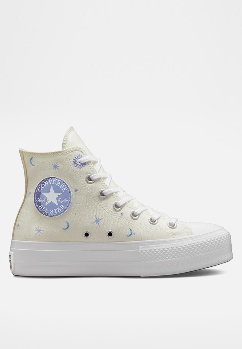 Chuck taylor all star lift - a02895c - egret/moonrise purple/ultraviolet