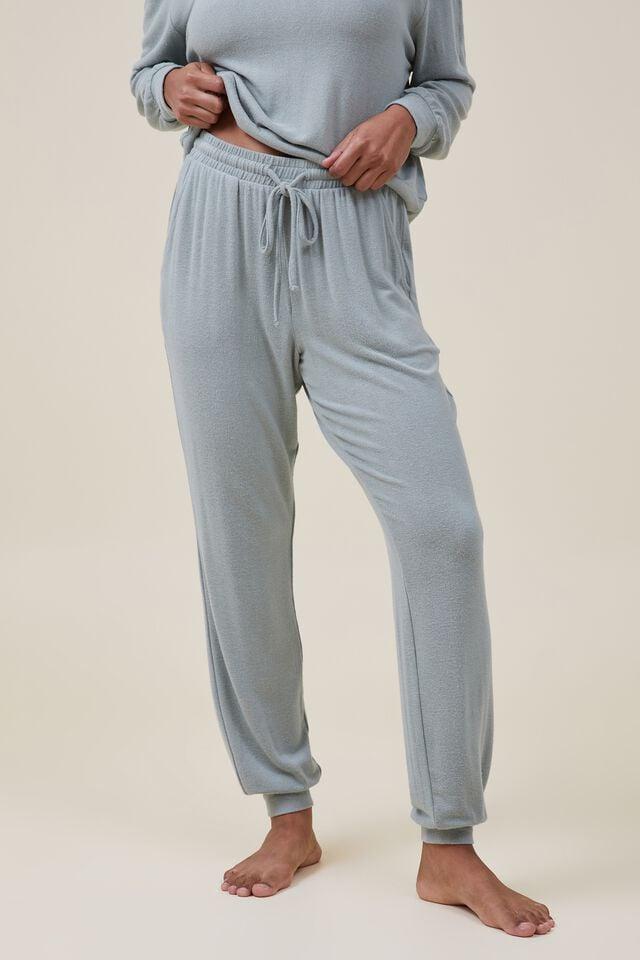 Super soft slim pant - green jasper