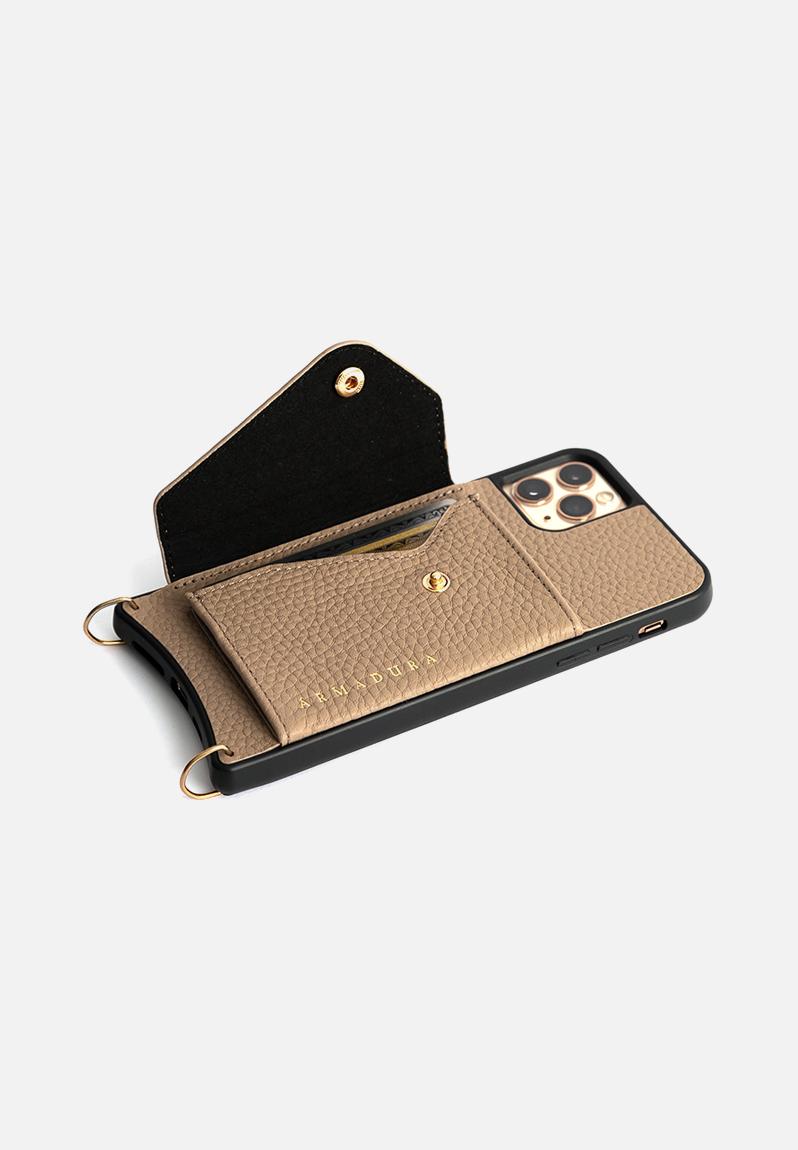 Envelope phone cover - taupe